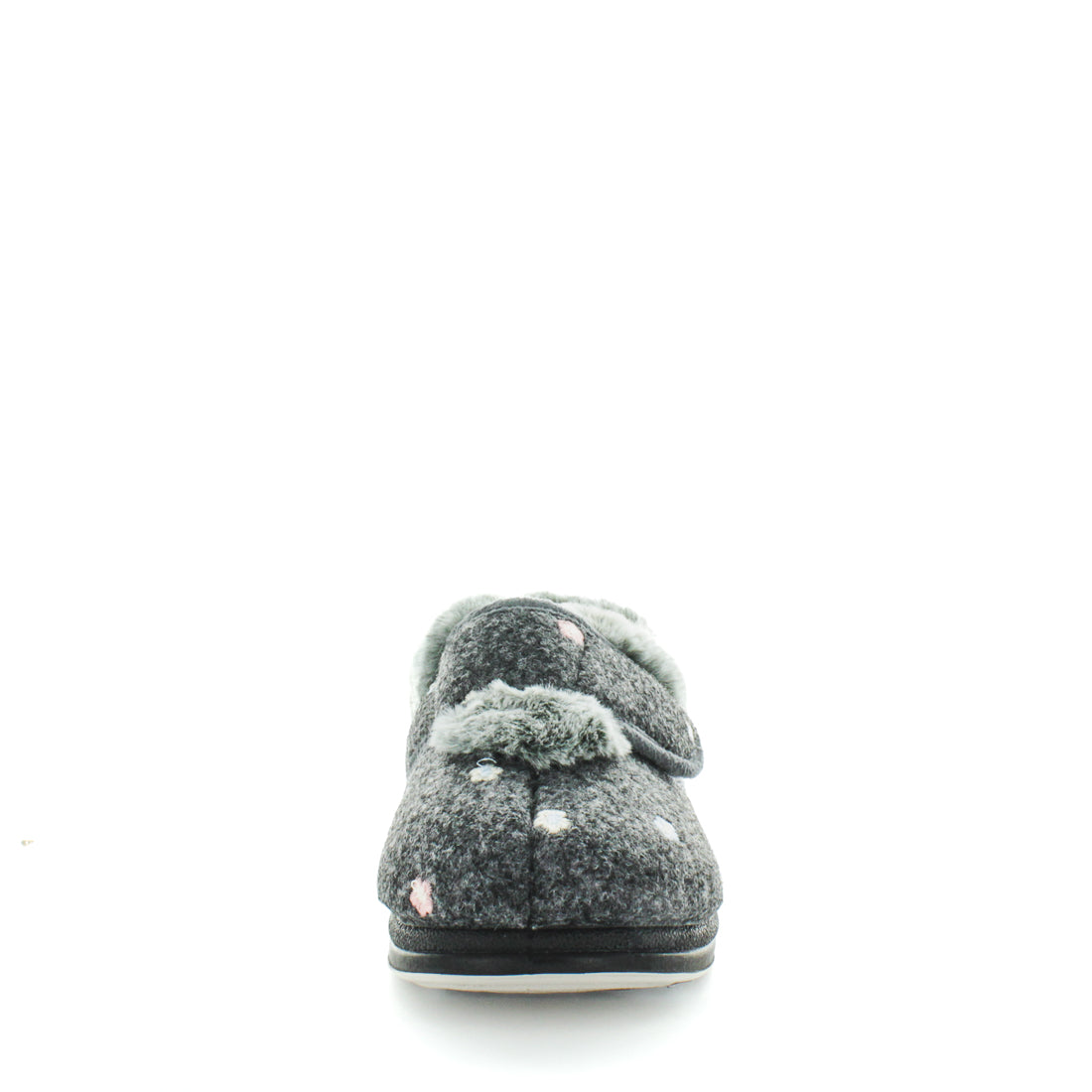 Emee Slippers - Grey Floral – Panda Slippers au