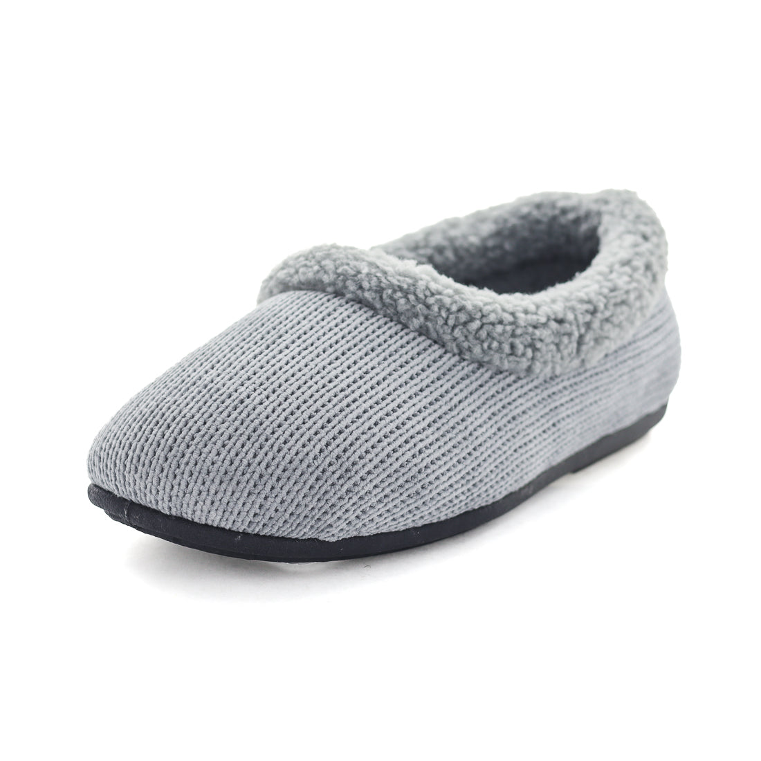 Enuri Slippers - Grey Knit – Panda Slippers au