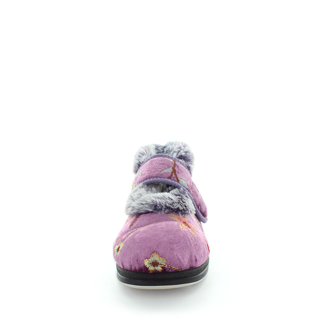 Emee Slippers - Lilac Embroidery – Panda Slippers au